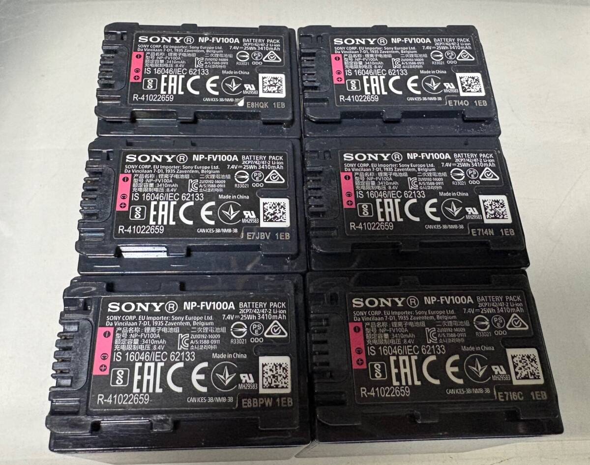 【傷や汚れあり】 SONY NP-FV100A 6個セット ⑤の落札情報詳細 - Yahoo!オークション落札価格検索 オークフリー