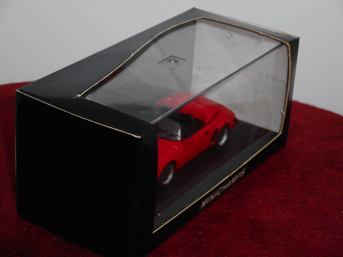 【目立った傷や汚れなし】☆大盤振舞・PM-Minichamps ☆1/43 Porsche 911 Speedster 1988 Red ...