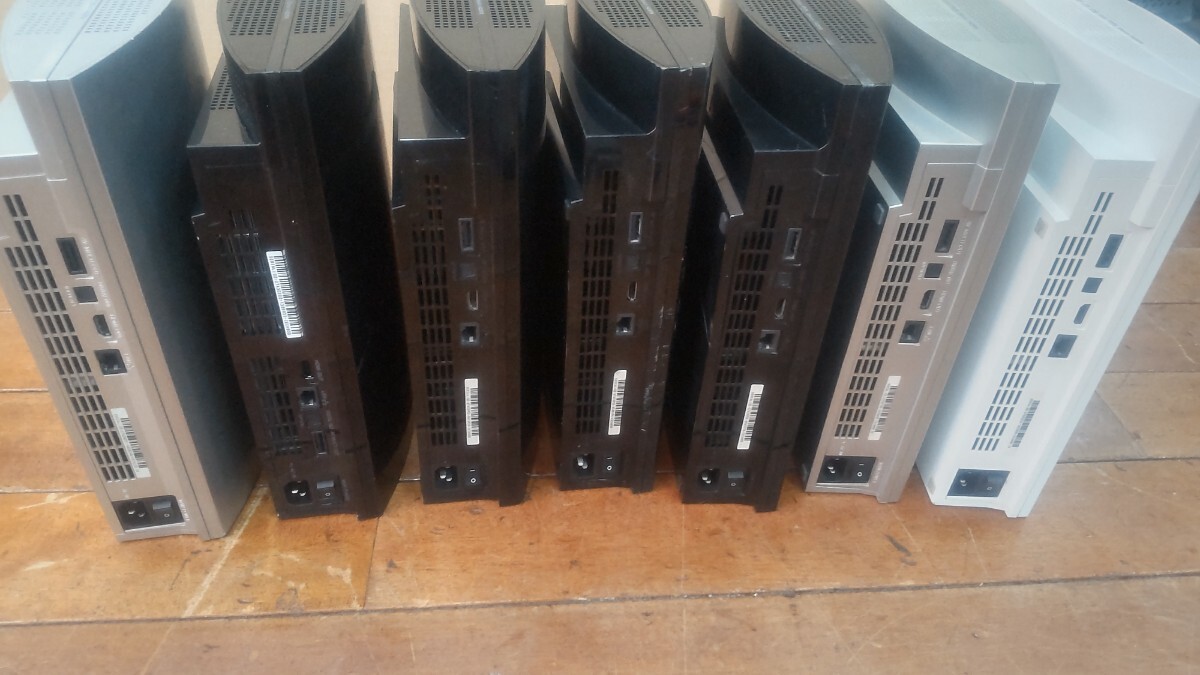【傷や汚れあり】A215 SONY PlayStation3 CECHB00×1/CECHH00×5/CECHL00×1 計7台 まとめ 本体のみ プレイステーション/プレステ 動作未確認 ...