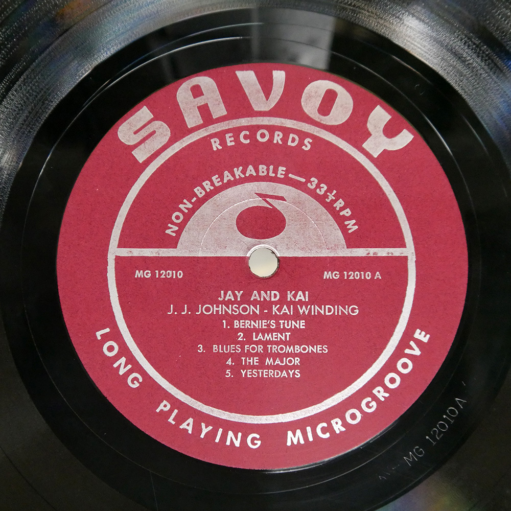 【やや傷や汚れあり】US盤 J. J. JOHNSON/JAY & KAI/SAVOY MG12010 LPの落札情報詳細 - Yahoo ...
