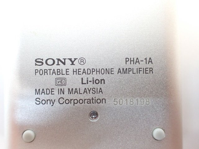 【やや傷や汚れあり】【ジャンク品】SONY/ソニー ポータブルヘッドフォンアンプ PHA-1A 説明書・元箱付 ♪ 71B31-4の落札情報詳細 - Yahoo!オークション落札価格検索 オークフリー