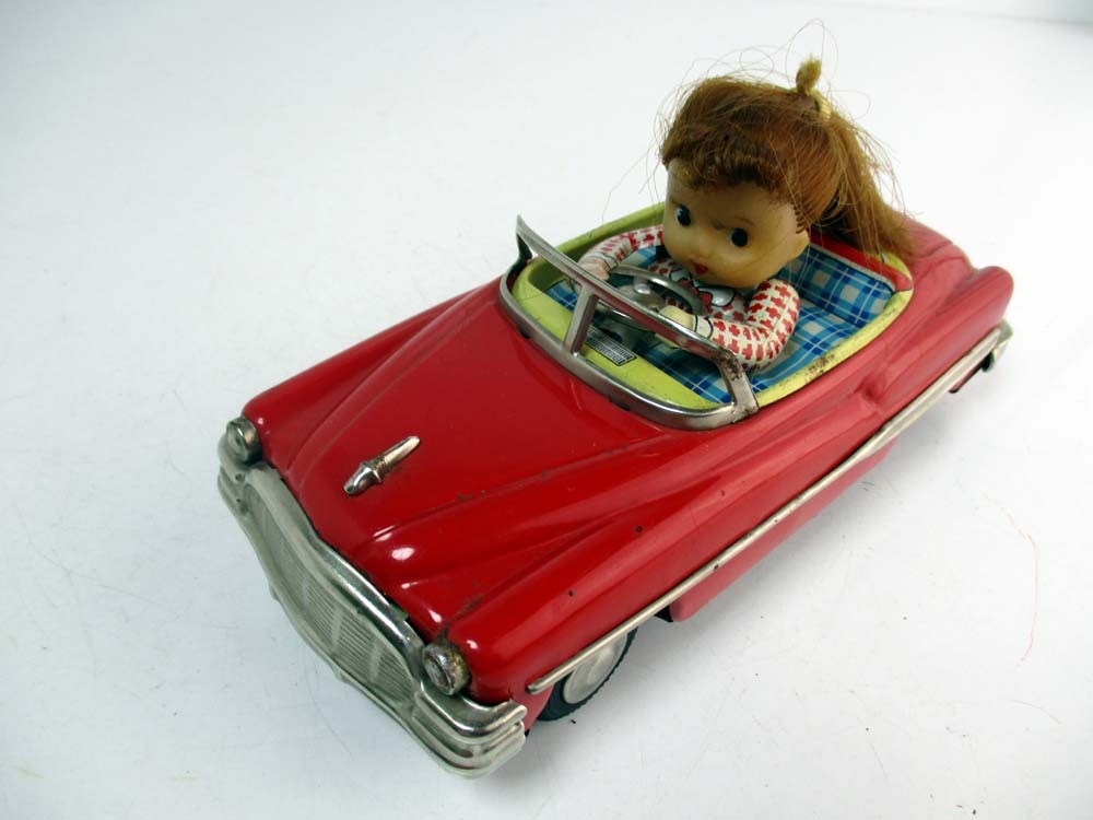 【やや傷や汚れあり】KANTO TOYS 1959年製 Suzy Convertible Car 完動美品 長さ約18cmの落札情報詳細 ...