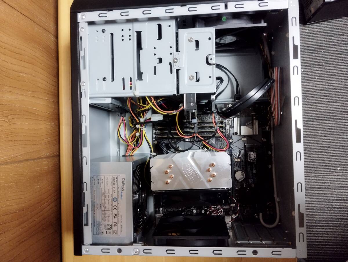 【やや傷や汚れあり】稼働品 SSD2本使い Thirdwave Magnate GE Win11 Pro/Core i7 8700/16 GB ...