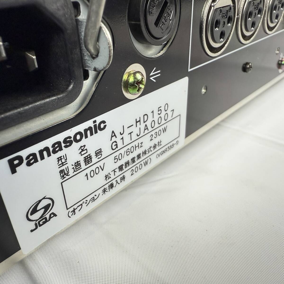 【やや傷や汚れあり】《通電確認済み》Panasonic/パナソニック/AJ-HD150/DVCPRO 50/ポータブルレコーダー/業務用/放送用/Digital Video Cassette ...