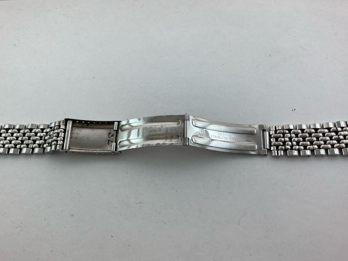 【やや傷や汚れあり】オメガ 2059 OMEGA ステンレスベルト ブレス ラグ幅18mm メンズ 腕時計用 OMEGA vintage ...