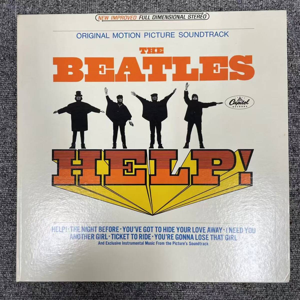 【やや傷や汚れあり】LP☆THE BEATLES Help!（US Apple SMAS-2386 Capitol）ザ・ビートルズ ヘルプ ...