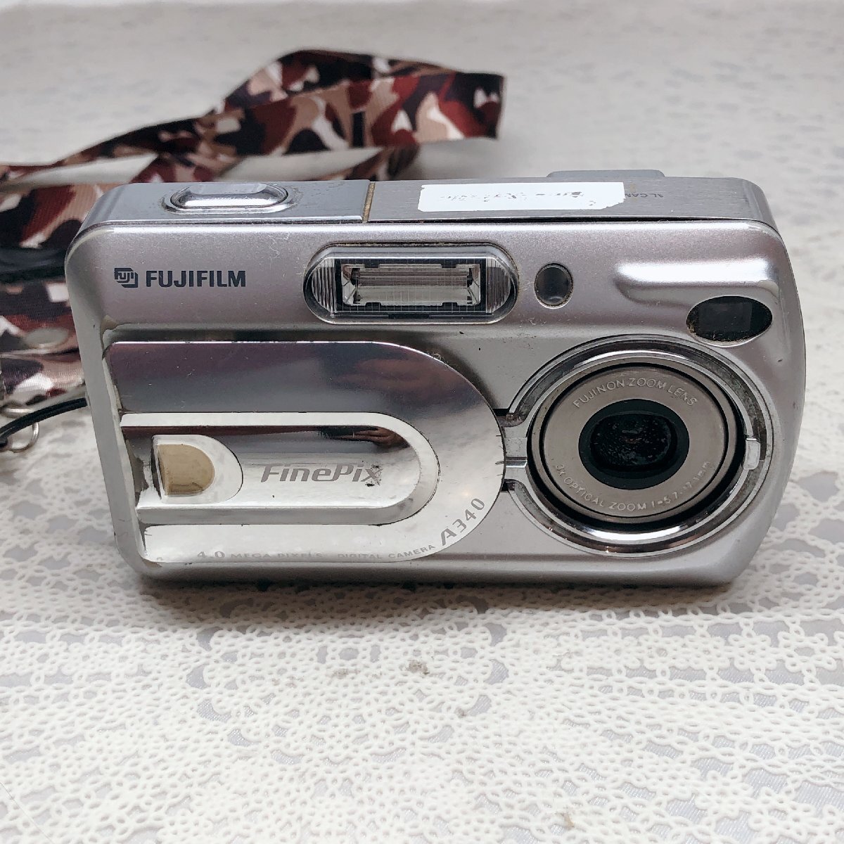 【やや傷や汚れあり】【KU/中古現状品/TO】FUJIFILM フジ FinePix A340 コンパクトデジタルカメラ 通電OK ...