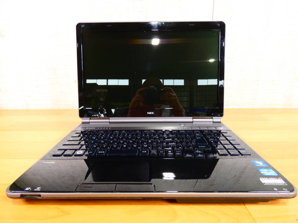 【傷や汚れあり】S) NEC LaVie LL750/F ノートパソコン Core i7-2.20GHz/8GB/750GB/Windows ...