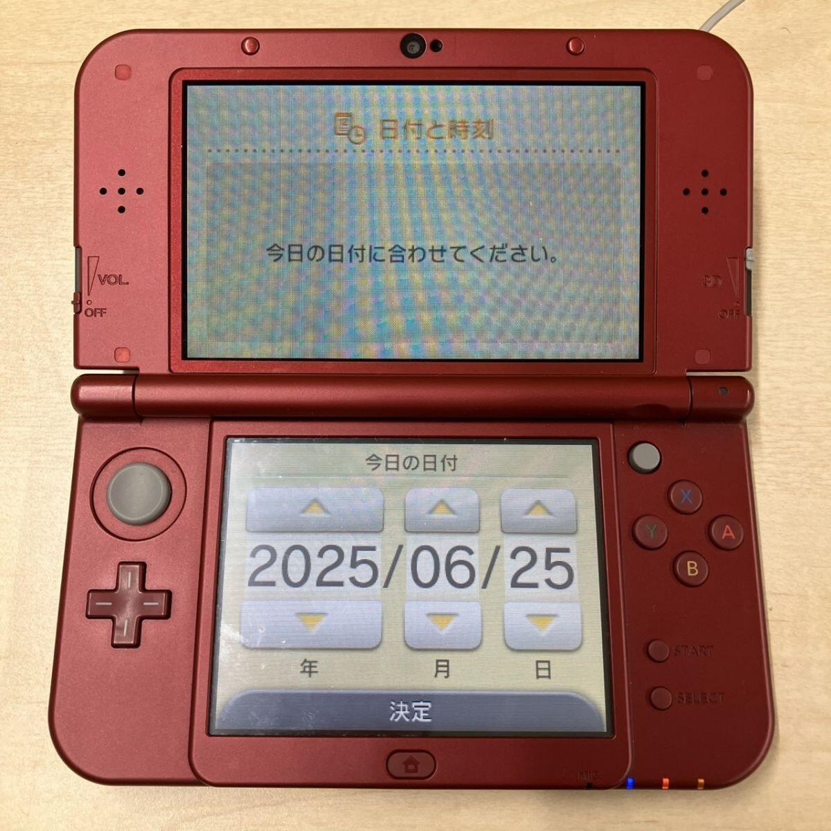 【傷や汚れあり】D168-NG10-550 任天堂 NINTEND New 3DS LL NEWニンテンドー RED001 メタリックレッド ...