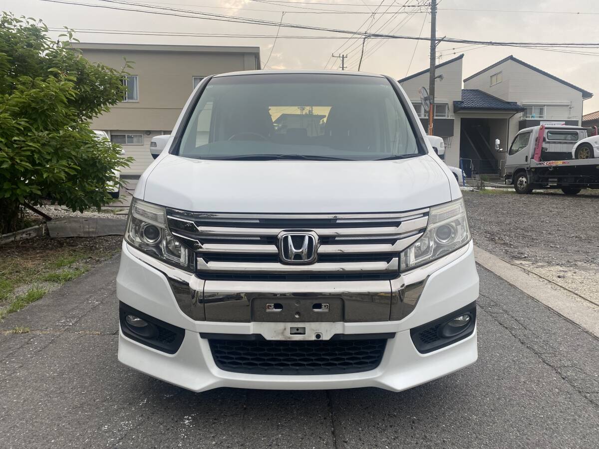 【走行距離 218330 km】H24年式 ステップワゴン スパーダ RK6 4WD Zクールスピリット インターナビ セレクション両側パワー ...