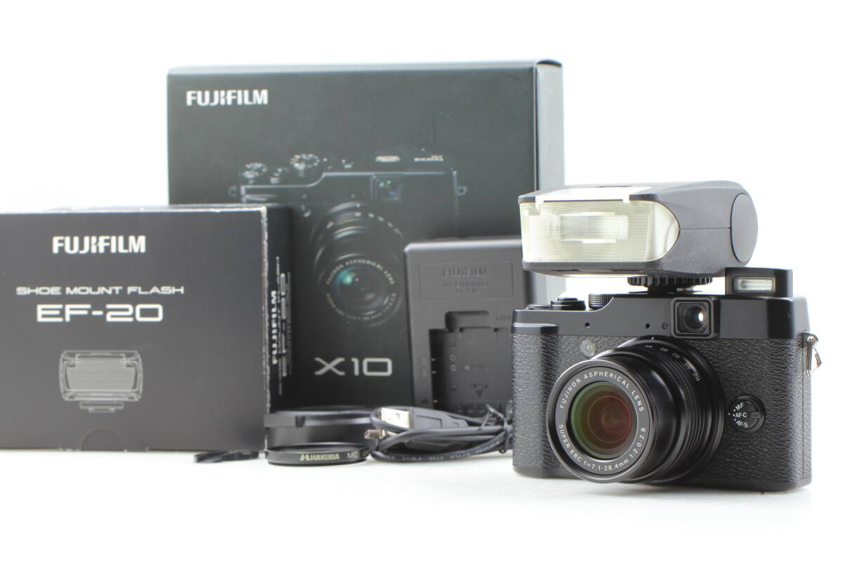【目立った傷や汚れなし】富士フィルム FUJIFILM FX-X10 X10 コンパクト デジタルカメラ FUJINON ASPHERICAL ...