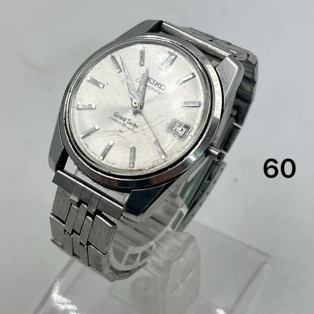 【傷や汚れあり】7AD027 1円〜 SEIKO セイコー GS Grand Seiko ヴィンテージ Diashock35jewels Chronometer クロノメーター 腕時計 ...