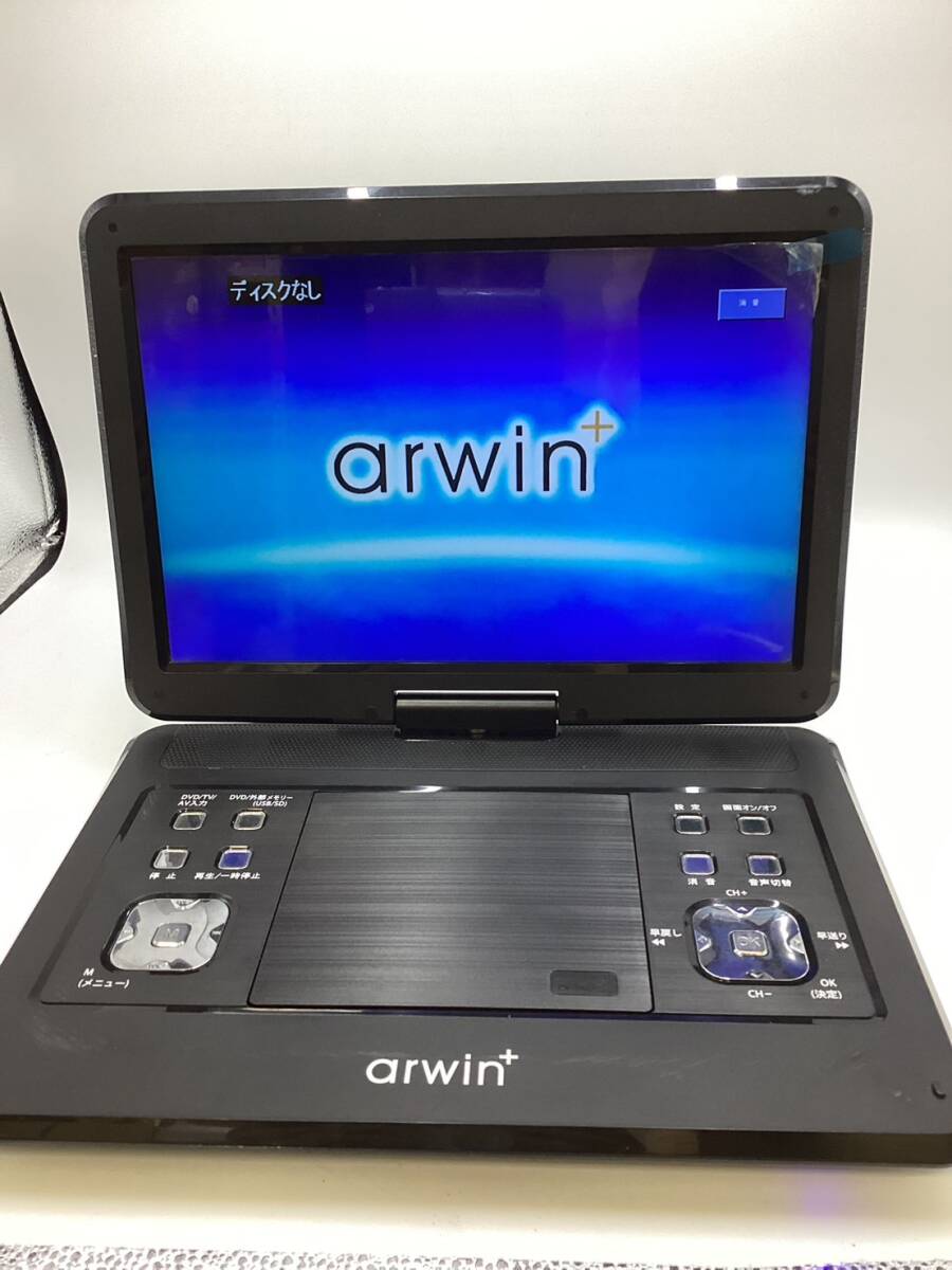 【全体的に状態が悪い】【M308】arwin＋ アーウィン 14.1インチ ポータブル DVD＆マルチプレーヤー APD-141F ブラック 電源確認済 の落札情報詳細 - Yahoo ...