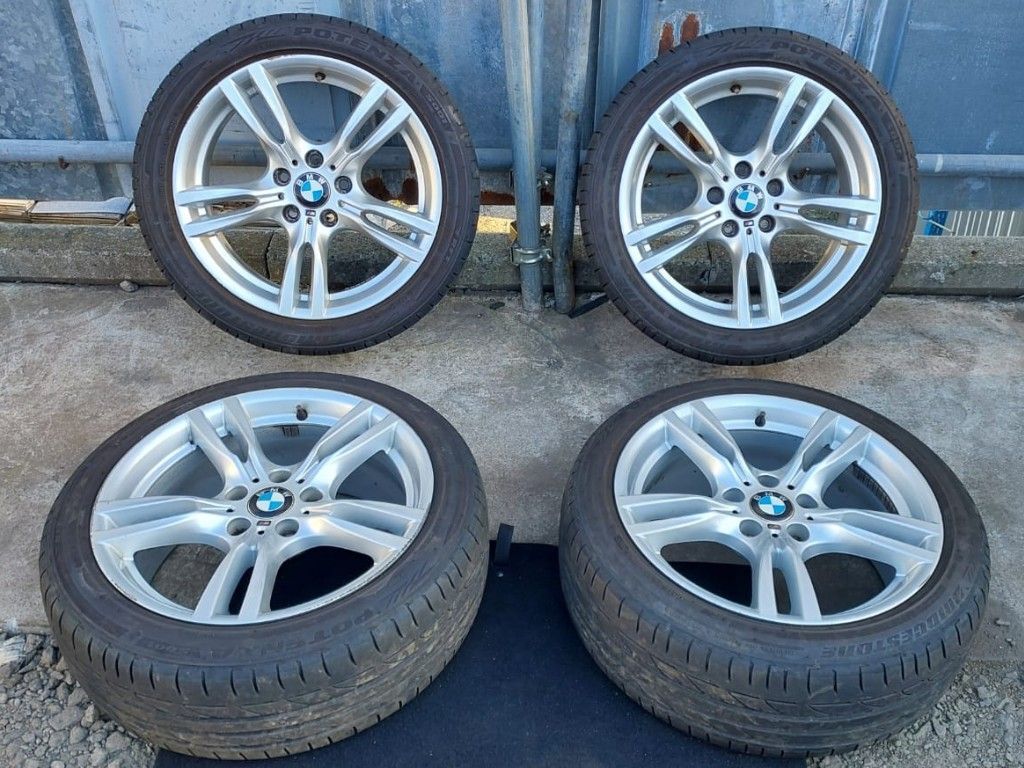 【やや傷や汚れあり】BMW F30 F31 等 Mスポーツ 18インチ 8J +34 8.5J +47 スタイリング400M 純正 ホイール ...