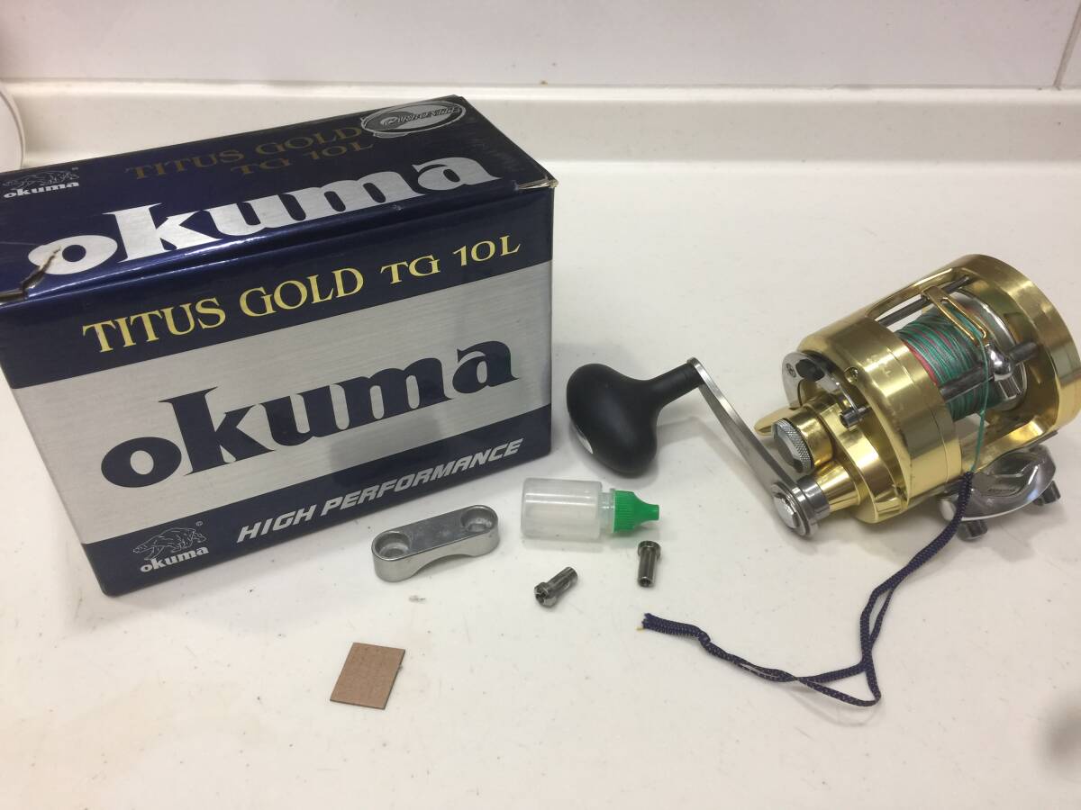 【やや傷や汚れあり】okuma TITUS TG 10L オクマ タイタス ベイトリール OKUMA TITUS TG 10L C3.2の落札 ...