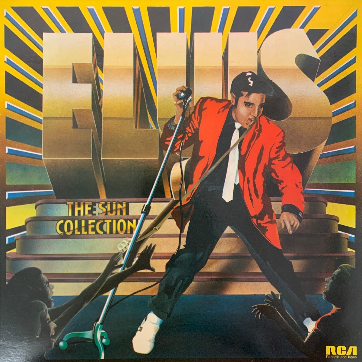 【やや傷や汚れあり】【UK盤LP】エルヴィス・プレスリー ELVIS PRESLEY / THE SUN COLLECTION / RCA ...