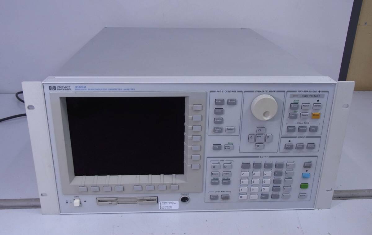 【やや傷や汚れあり】HEWLETT PACKARD HP 4156B 半導体パラメータアナライザー PRECISION ...