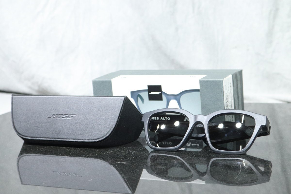【目立った傷や汚れなし】【B】BOSE FRAMES ALTO オーディオサングラス スピーカー S/M ブラック 元箱付属 3079402の ...