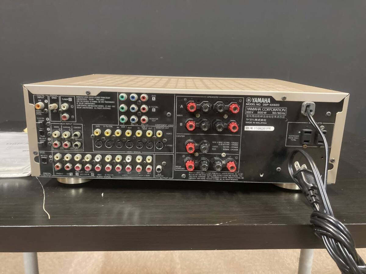 【傷や汚れあり】YAMAHA AMPLIFIER DSP-AX620の落札情報詳細 - Yahoo!オークション落札価格検索 オークフリー