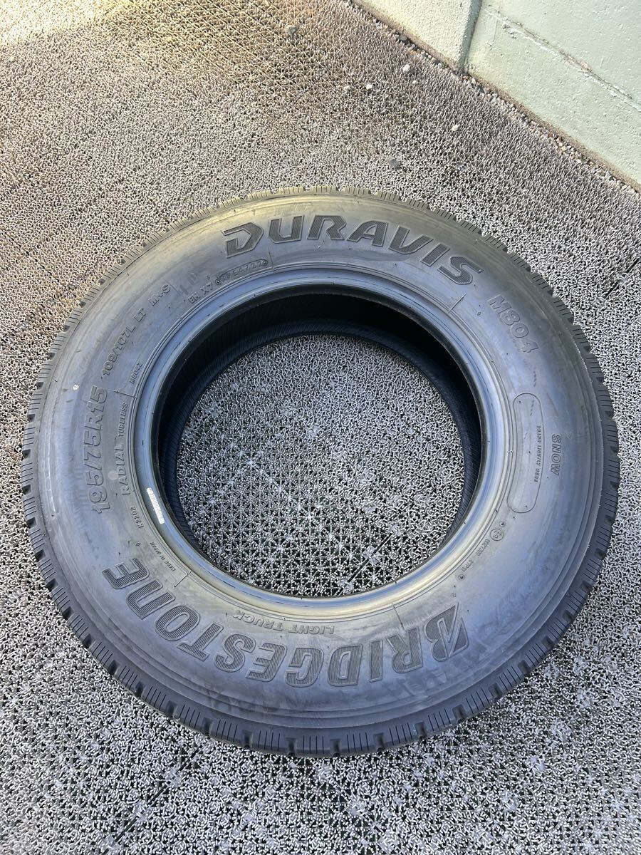【未使用】ブリヂストン DURAVIS M804 195/75R15 新品 2本セット 109/107L ミックス ②の落札情報詳細 ...