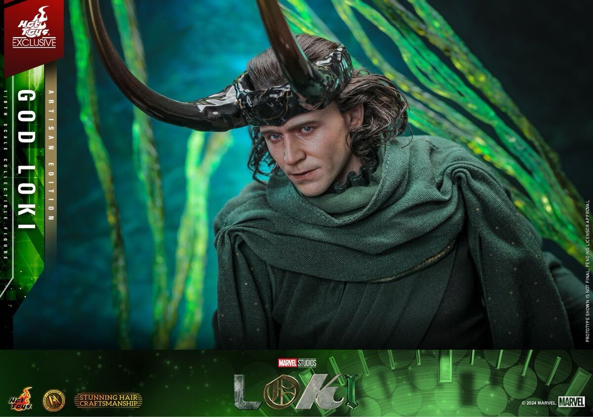 【未使用】新品未開封 ホットトイズ DX41AE ゴッド・ロキ アルチザン hottoys God Loki 1/6 植毛版 DX41 ...