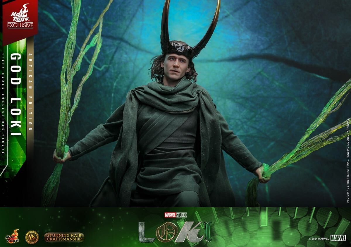 【未使用】新品未開封 ホットトイズ DX41AE ゴッド・ロキ アルチザン hottoys God Loki 1/6 植毛版 DX41 ...