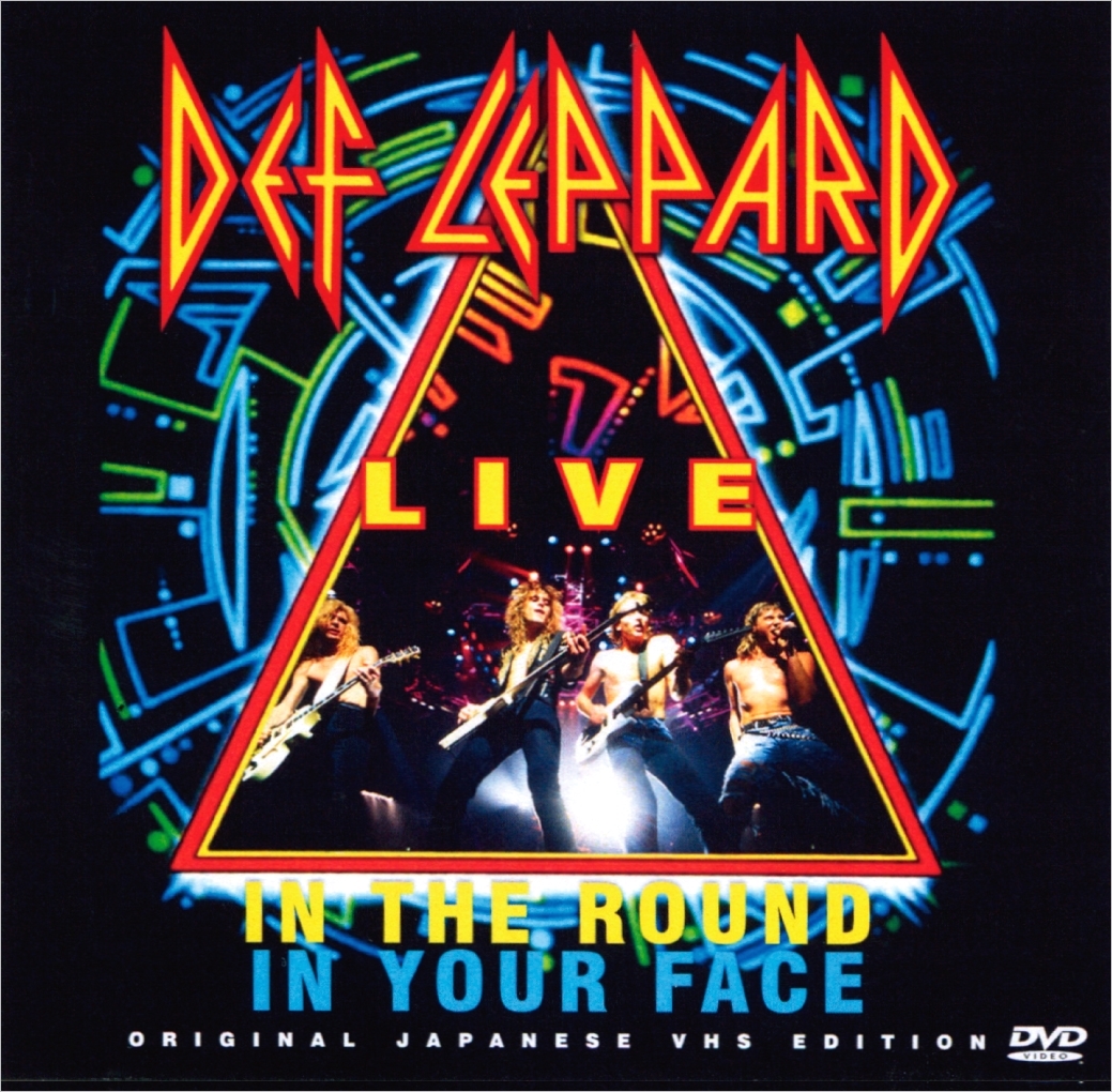 DVD Live In The Round In Your Face Def Leppard DVD Live In The Round In Your Face Def Leppard