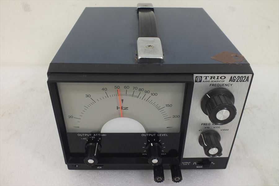 TRIO トリオ AG-202A AUDIO GENERATOR オーディオジェネレーター 低周波発振器 中古 現状品 200406A2137 ...