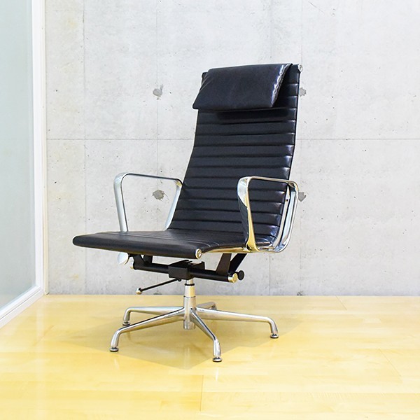 イームズ アルミナムチェア｜ラウンジチェア｜在宅勤務｜ワークチェア・オフィスチェア｜ブラック・合成皮革｜リプロダクト｜TY-851の落札情報詳細 - ヤフオク落札価格検索 オークフリー