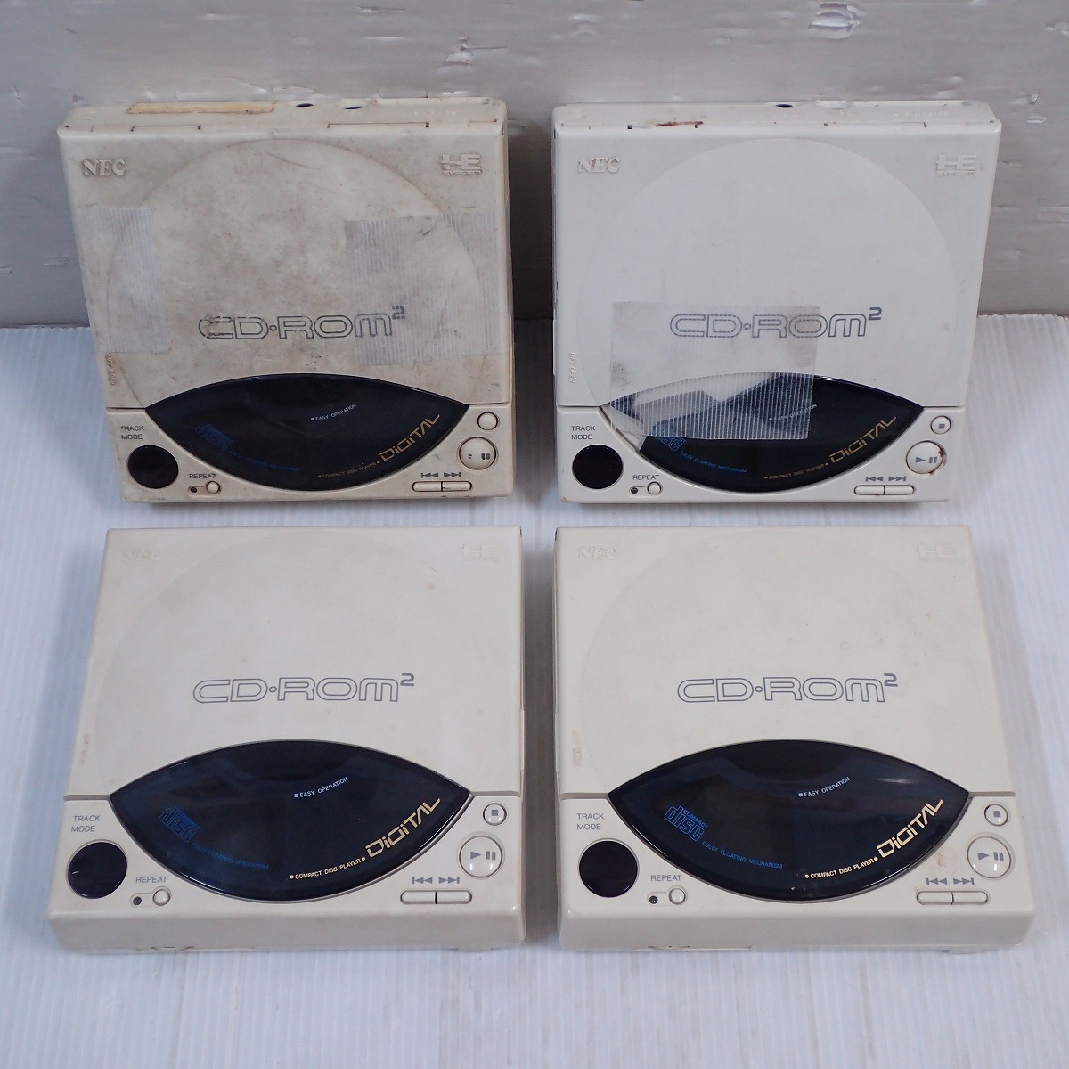 PCE PCエンジン CD-ROM2 本体 CDR-30/30A 各2台 まとめて4台セット NEC 日本電気 破損有り ジャンク パーツ取りにどうぞ 1円～【10の落札情報詳細 ...