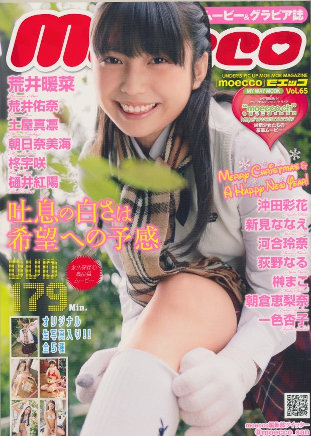 moecco モエッコ Vol.65 DVD 生写真付き 荒井暖菜 荒井佑菜 土屋真凛 朝日奈美海 樋井紅陽（真木しおり） 沖田彩花 新見ななえ 荻野なるの落札情報詳細 - ヤフオク落札価格 ...