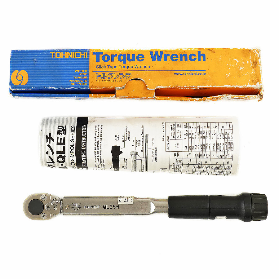 TOHNICHI トーニチ 東日 トルクレンチ QL25N クリックタイプ QL3型 [Z393]の落札情報詳細 - ヤフオク落札価格検索 ...