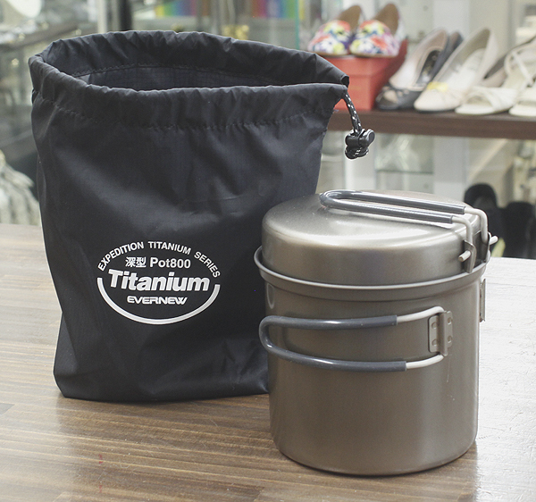 【新品】未使用品!! EVERNEW エバニュー チタンクッカー 深型 Pot800 ECA402 チタニウム セラミック アウトドア キャンプ 登山 フライパン 小鍋の落札情報詳細 ...