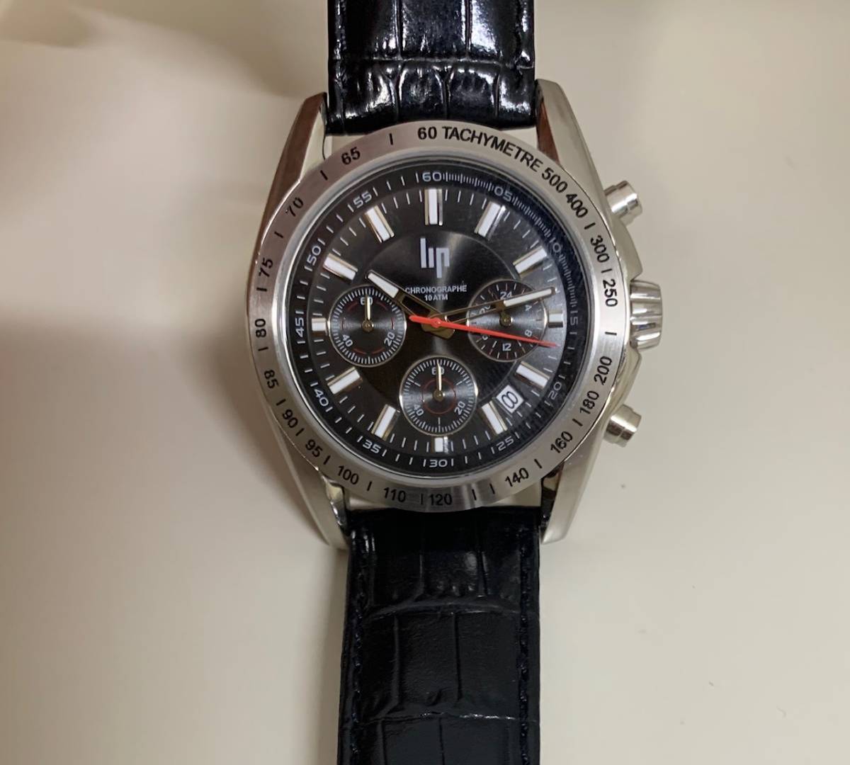【訳あり商品】LIP 10510272-9030 クロノグラフ メンズ腕時計 名刺ケース付きの落札情報詳細 - Yahoo!オークション落札 ...