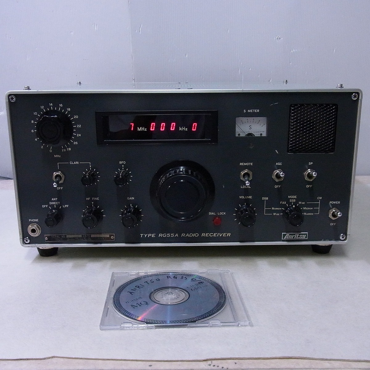 アンリツ ANRITSU RG55A 受信機 RG-55A【80の落札情報詳細 - ヤフオク落札価格検索 オークフリー