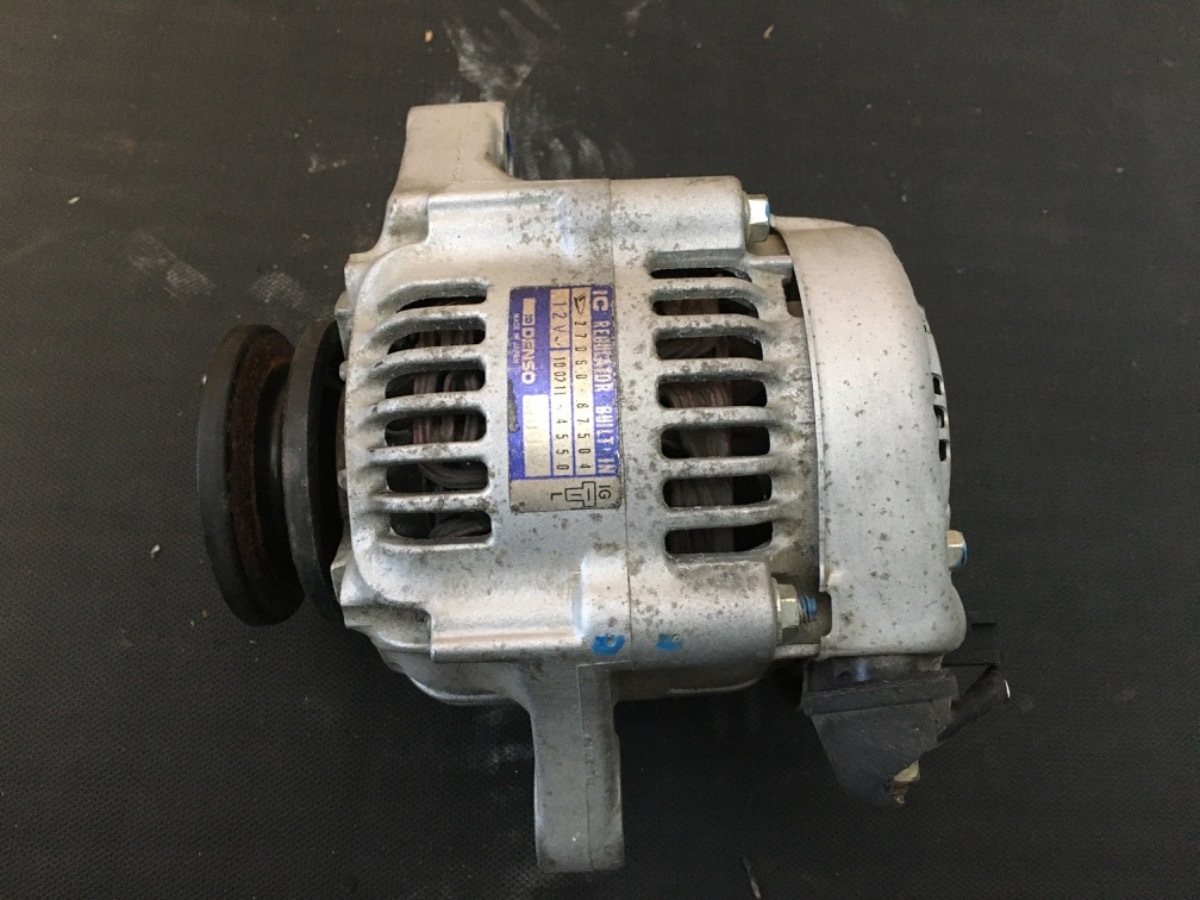 オルタネーター ダイナモ ジェネレーター ダイハツ ハイゼット S81P 純正 EB 27060-87504 100211-4550 ...