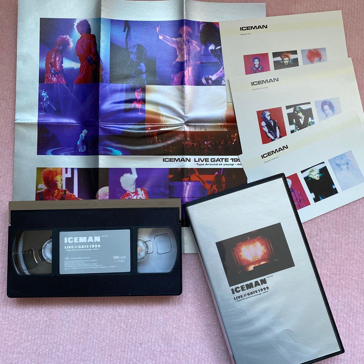 ICEMAN LIVE GATE 1999 VHS版の落札情報詳細 - ヤフオク落札価格検索 オークフリー