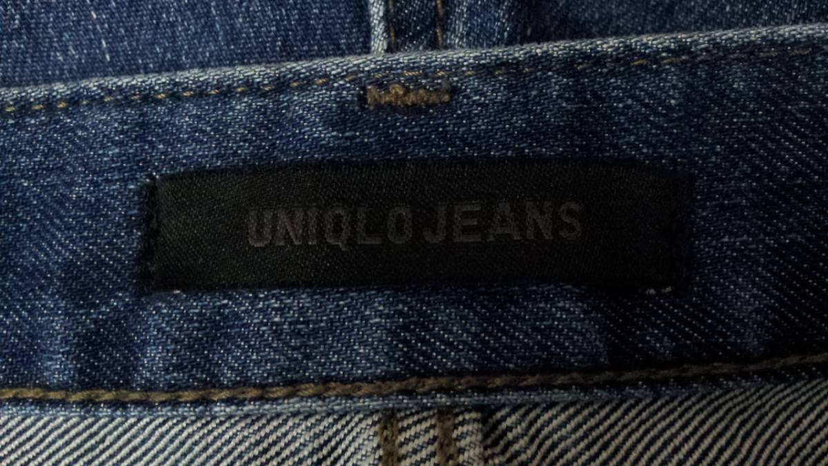 [61] UNIQLO ユニクロ JEANS ジーンズ ミラクルエアー3Dジーンズ デニムパンツ 321-422365 メンズ ネイビー 紺 ...