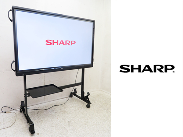 G643 展示品 SHARP BIGPADタッチディスプレイ/70V型/PN-L703W 電子黒板 大型ディスプレイ タッチペン/スタンド付属 109万円 の落札情報詳細 - Yahoo ...