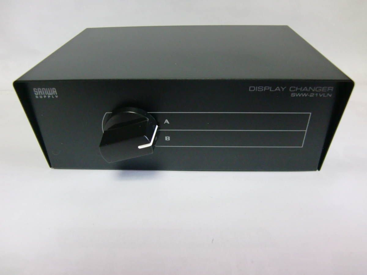 中古動作品 SANWA SUPPLY製 「ディスプレイ切替器 2回路」 SWW-21VLN モニター 最安送料510円 の落札情報詳細 ...
