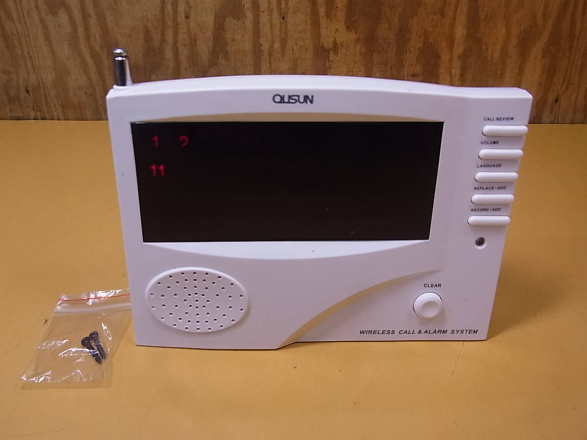 N/685☆QUSUN☆ワイヤレスチャイム親機☆Q031G☆ジャンクの落札情報詳細 - ヤフオク落札価格検索 オークフリー