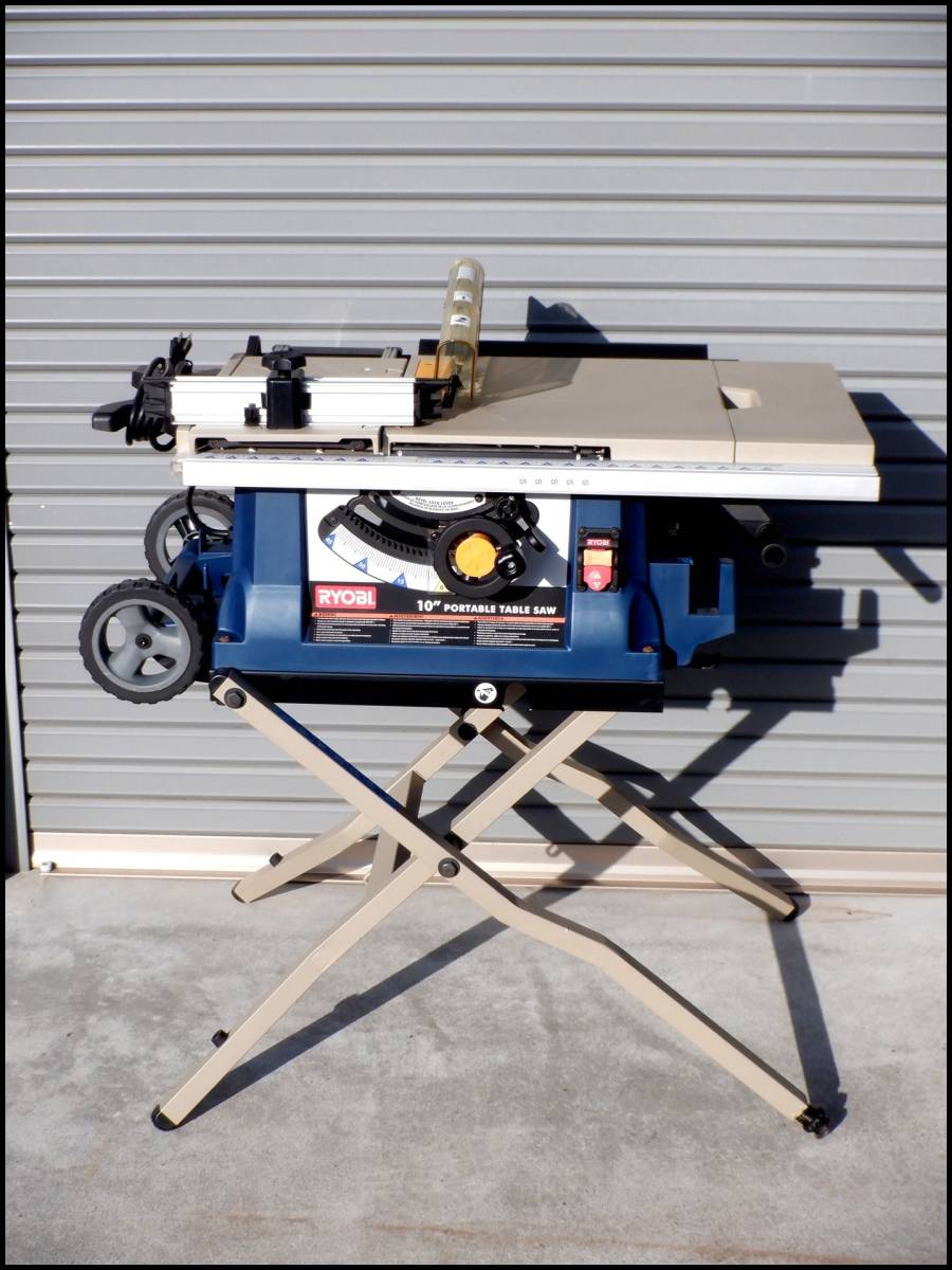 【美品】リョービ RYOBI 254mm 10” テーブルソー BTS211 折りたたみ式の落札情報詳細 - ヤフオク落札価格検索 オークフリー