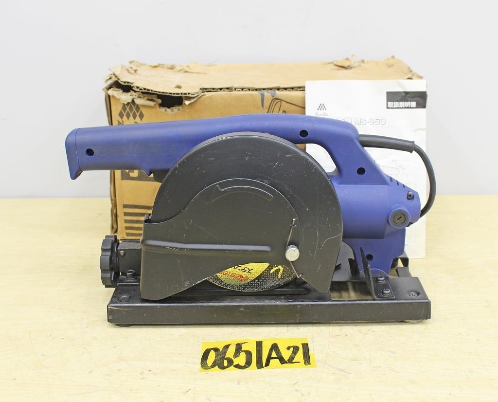 0651A21 NINEDIA 相忠 小型切断機 MS-650 高速切断カッターの落札情報詳細 - Yahoo!オークション落札価格検索 オークフリー