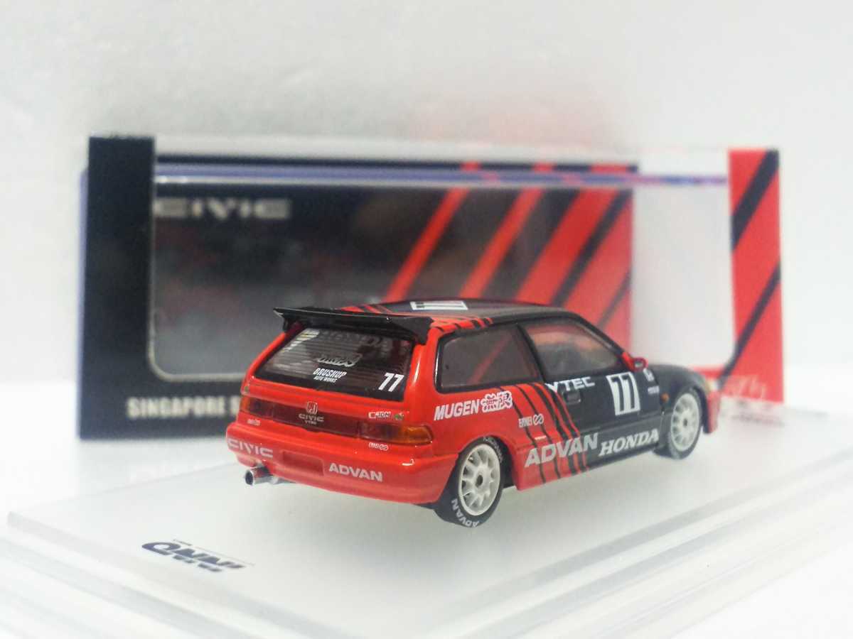 INNO 1/64 ホンダ シビック EF9 アドバン 環状レーシング JDM イノモデル シンガポール限定 Honda Civic ...