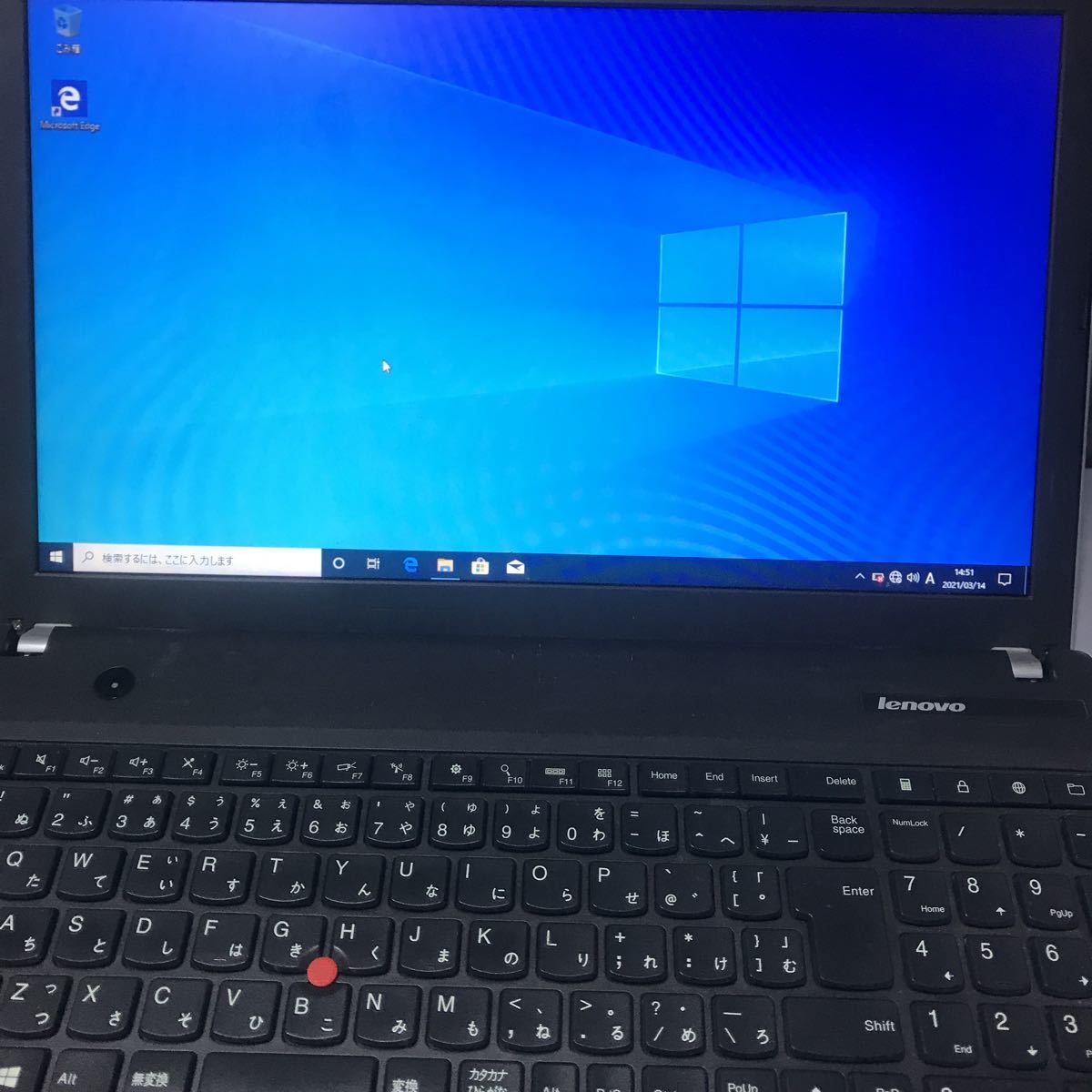 Lenovo ThinkPad E540 CPU corei3 4000M HDD 320GB メモリー 4GB Windows10 ...