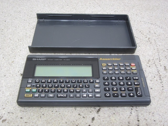 シャープ ポケコン ポケットコンピュータ PC-G803 ジャンクの落札情報詳細 - Yahoo!オークション落札価格検索 オークフリー