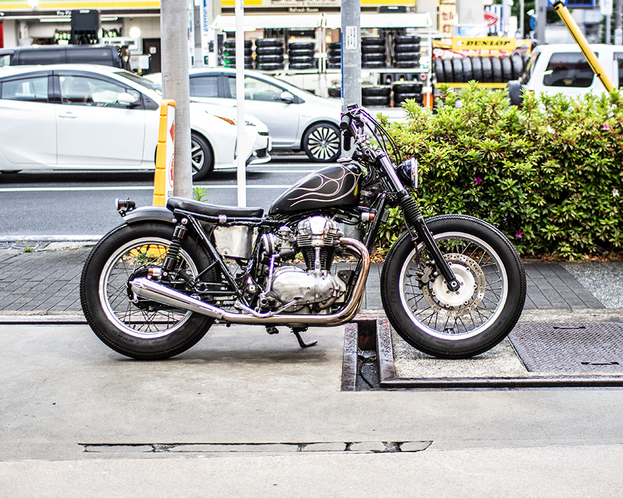 即決！2002年W650フリスコチョッパーカスタム好調美車 ローダウン スポーツスタータンク ブラット ボバー ビンテージ XS TX W1 W3 デウスの落札情報詳細 - Yahoo ...