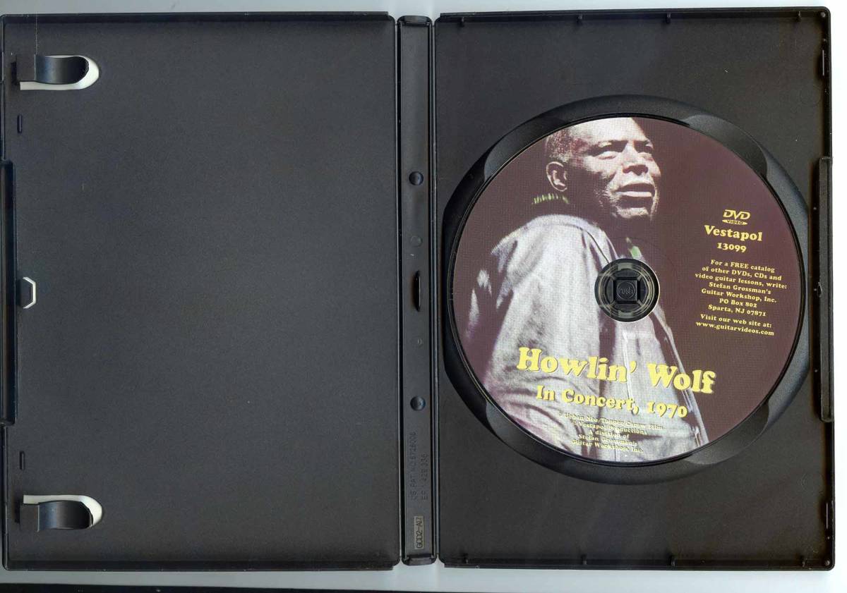 【未使用に近い】Howlin' Wolf（ハウリン・ウルフ）DVD「In Concert 1970」US盤 Vestapol 13099の落札 ...