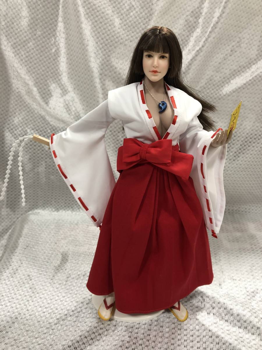 【中古】 ファイセン TBLeague 1/6 サイズ 12インチ シームレス フィギュア 女性 素体 巫女 S27B phicen SDH ...