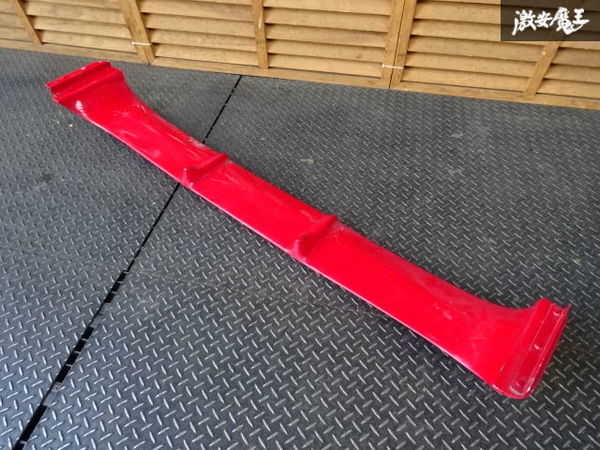 Slit Spoiler スリットスポイラー GX71 クレスタ リアアンダースポイラー 赤 レッド エアロ 旧車 当時物 棚13-4の落札 ...